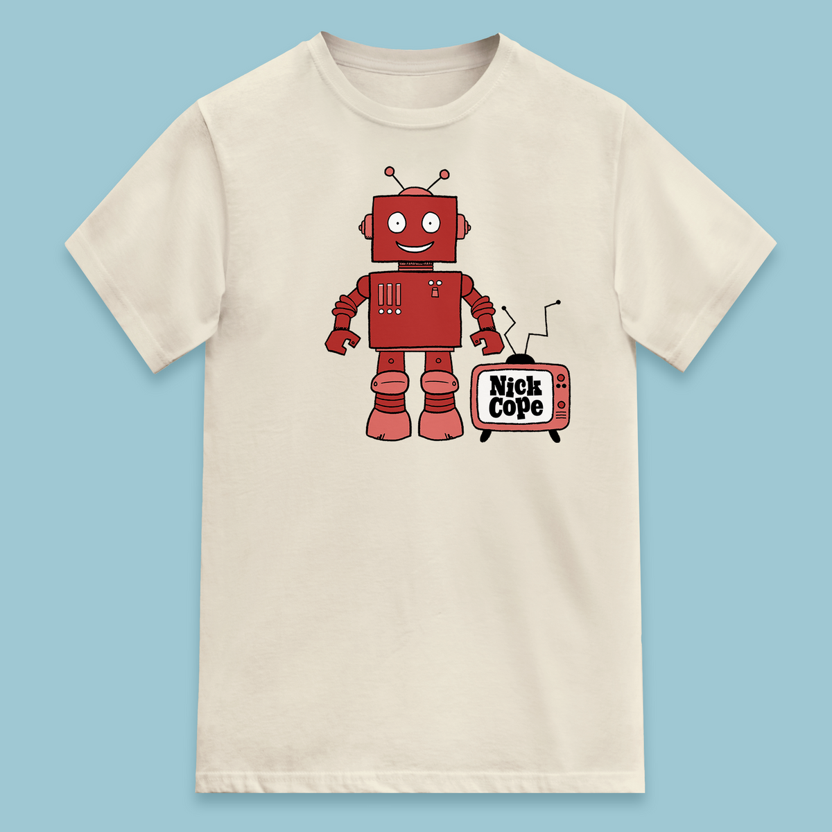 Nick Cope Robot T-Shirt for all the family – Nick Cope Shop